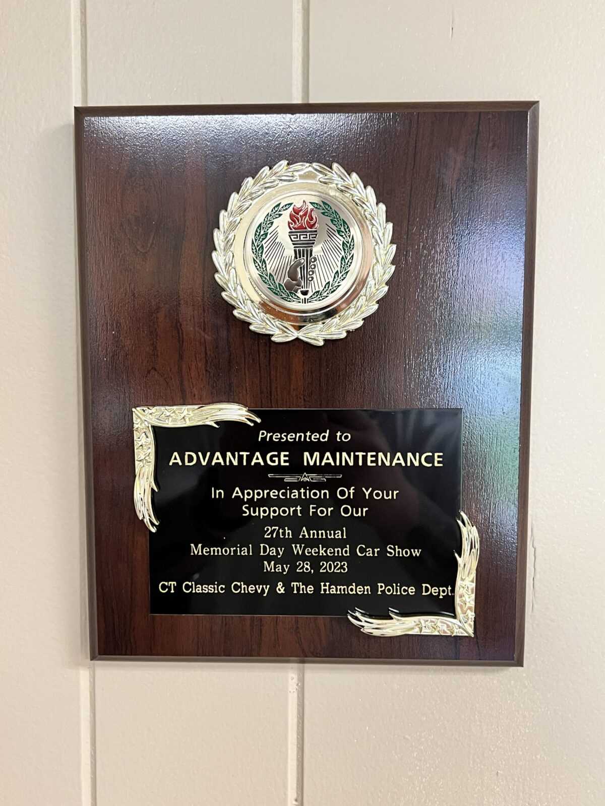 Advantage Maintenance Inc Recognized for Support