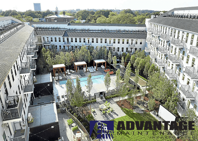 Advantage Maintenance Inc. - Cleaning residential apartment complex